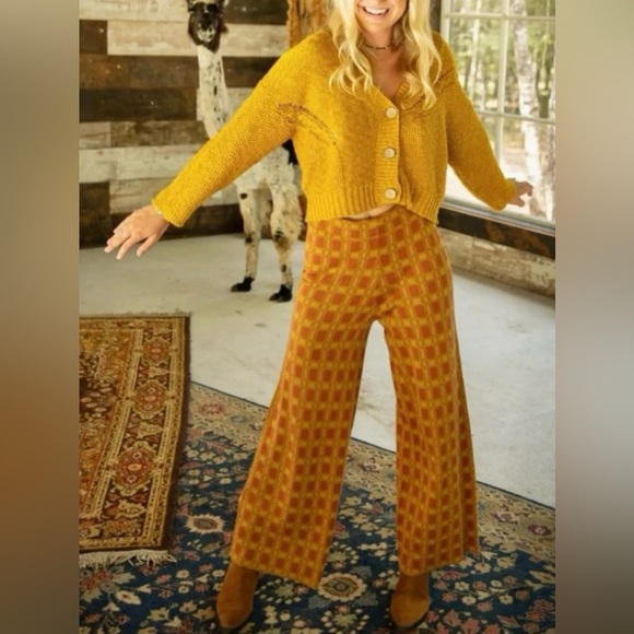 NATURAL LIFE | Pants & Jumpsuits | Natural Life Orange Yellow Plaid ...